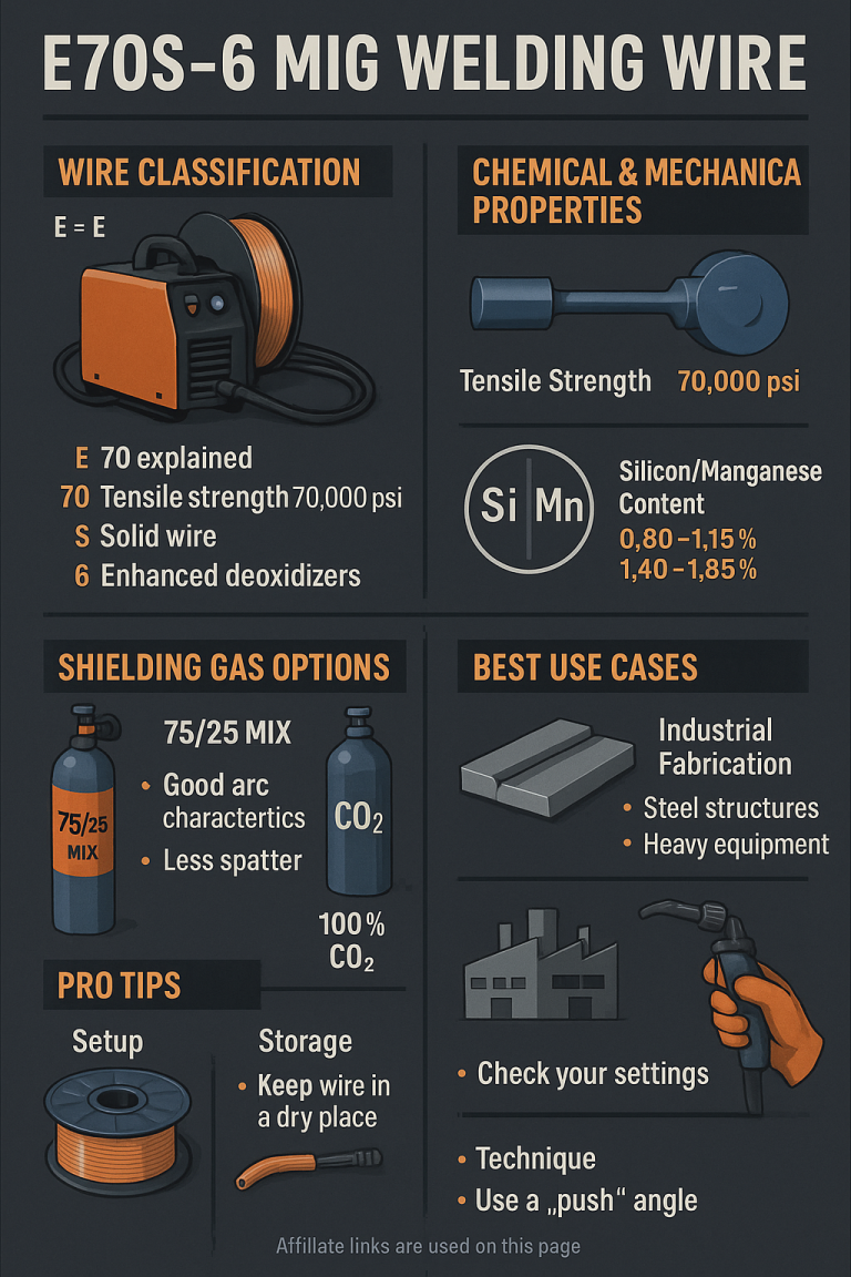 E70S-6 MIG Welding Wire: A Complete Technical Guide for Welders – Weld ...