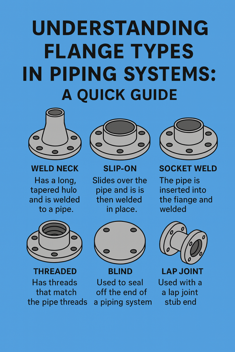 Understanding Flange Types in Piping Systems: A Quick Guide – Weld ...
