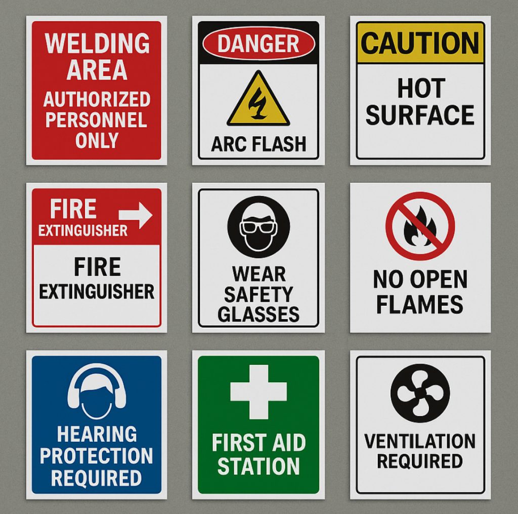 Welding Safety: Essential OSHA Signs for Your Shop – Weld Support Parts ...