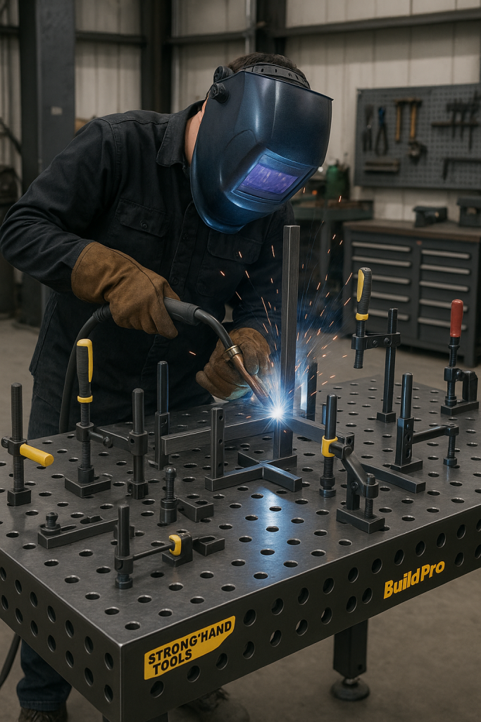 Welding Table Setup: Modular Fixturing by Strong Hand – Weld Support Parts Blog