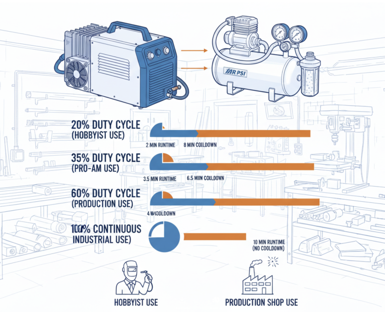 Plasma Cutter Buying Guide 2025 | Duty Cycle, Cut Capacity & Air ...